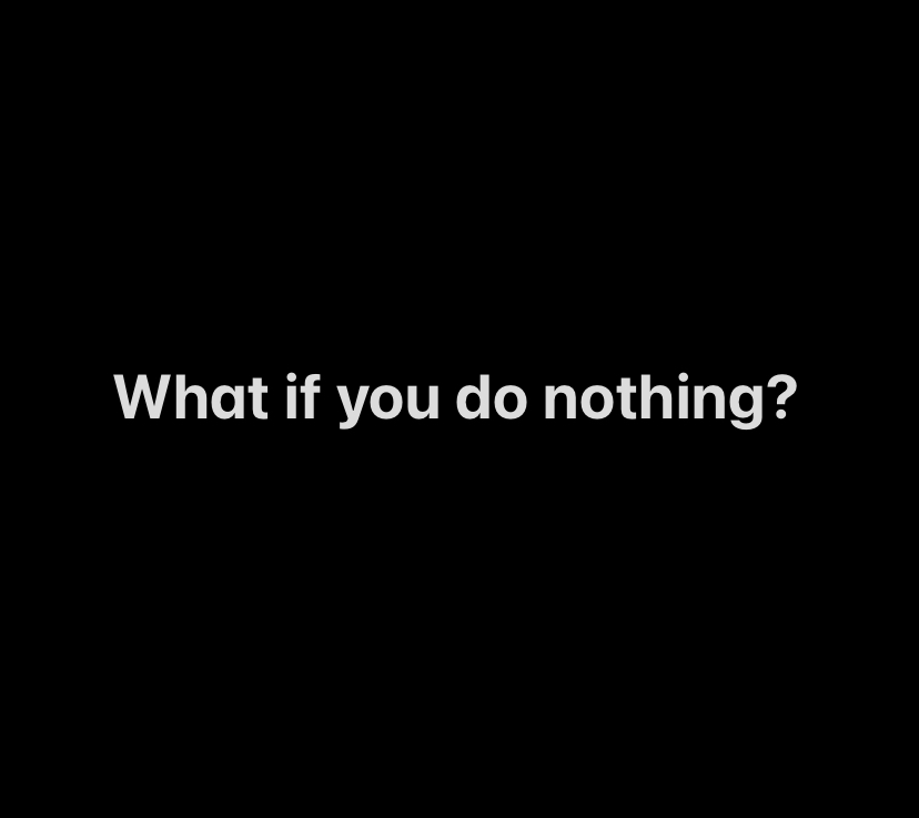 What if you do nothing? » HappyDadding.ca